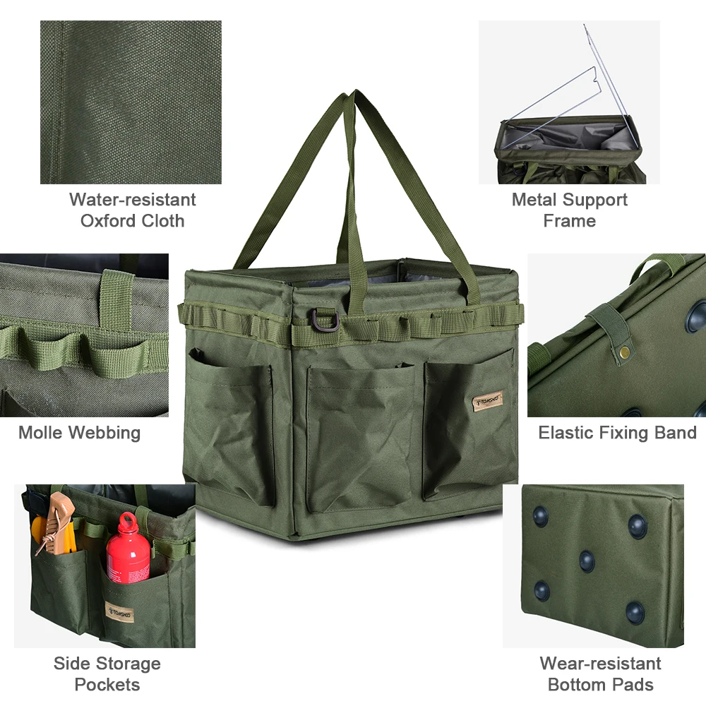 TOMSHOO Camping Tool Bag Collapsible – Outdoor Gear & Equipment | The ...