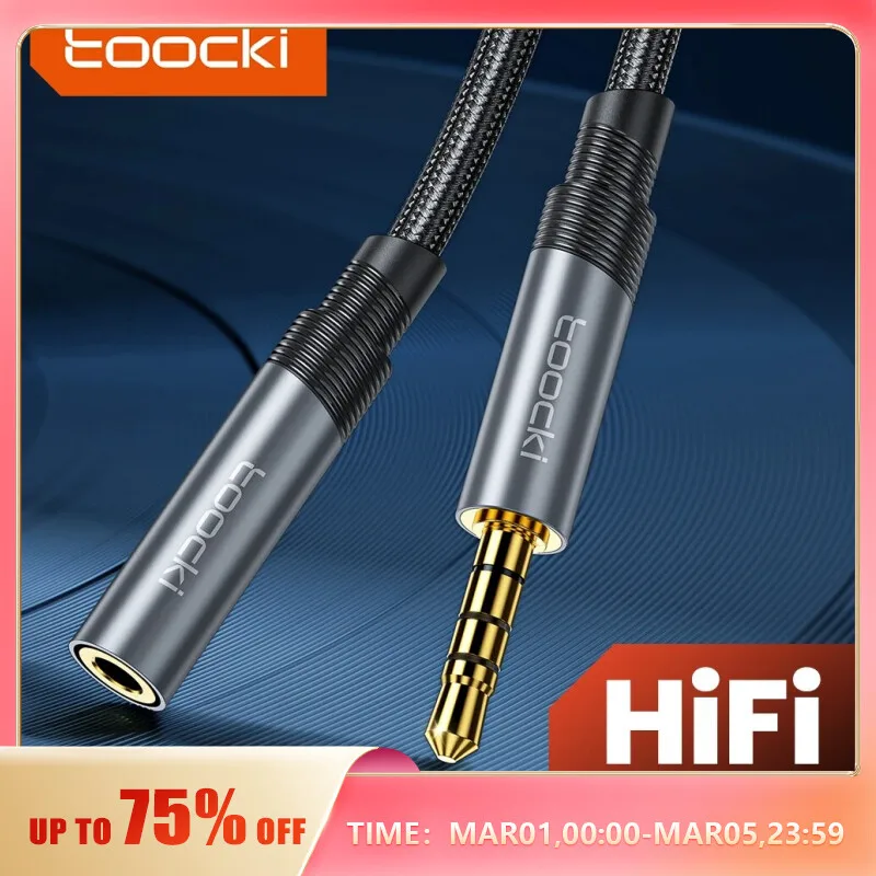 Toocki-3-5-Audio-Extension-Cable-Jack-3-5mm-Male-to-Female-Car-Audio ...