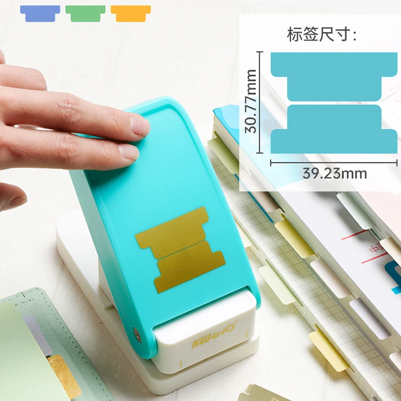 Loose-leaf Separator Label Punch Self-made Index Label Diy Bookmark ...