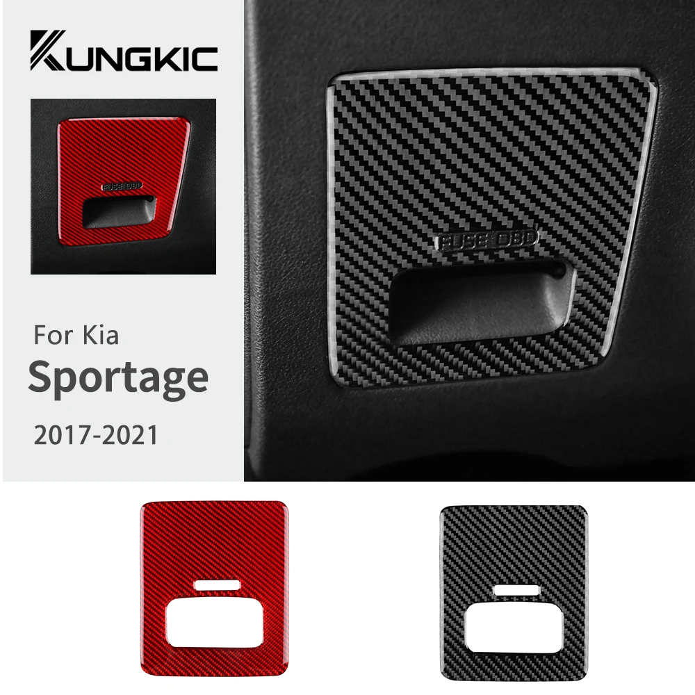 Real-Soft-Carbon-Fiber-Sticker-For-Kia-Sportage-2017-2018-2019-2020 ...