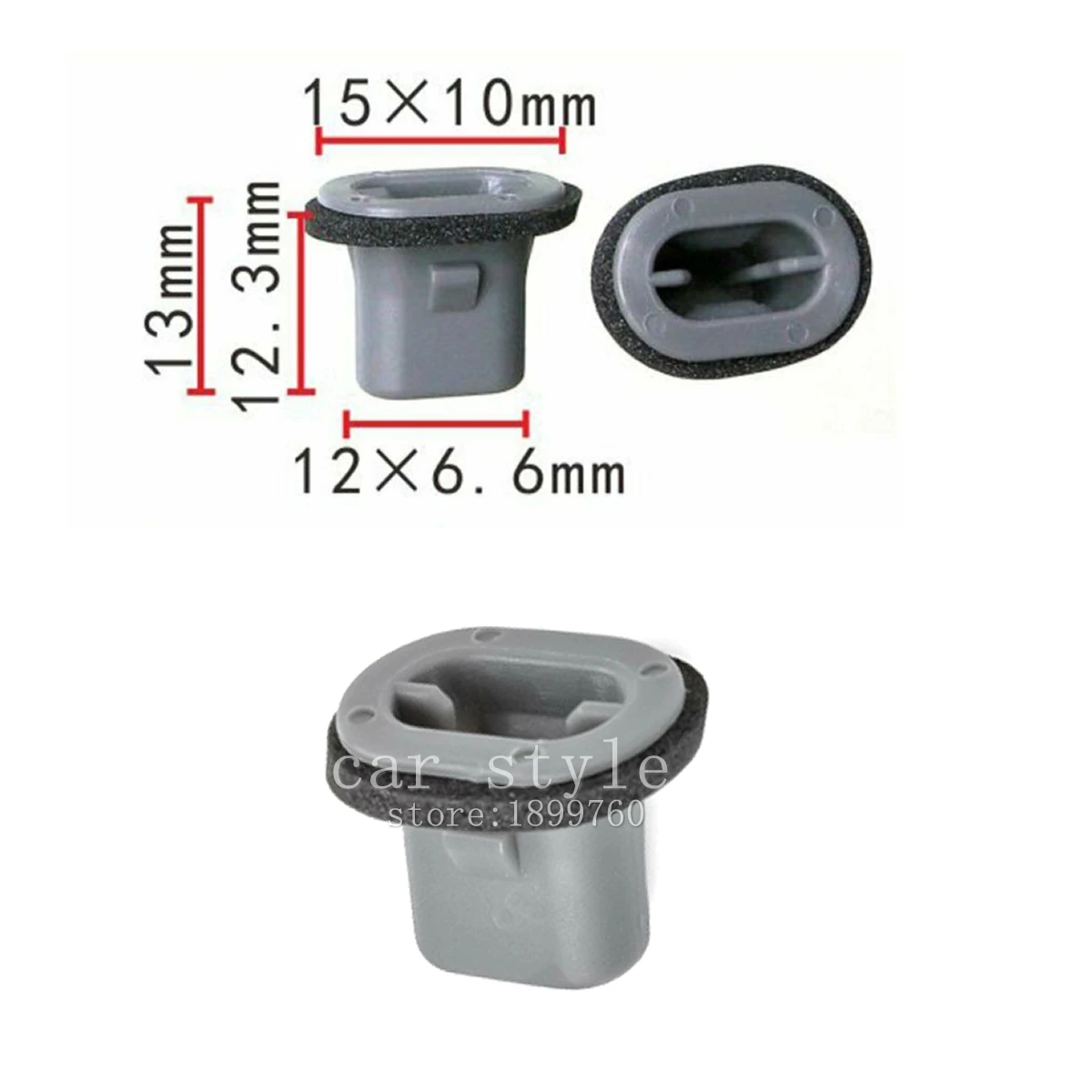 50/100x sujetador de calidad OEM para Nissan 14-16 Clip de Sensor de ...