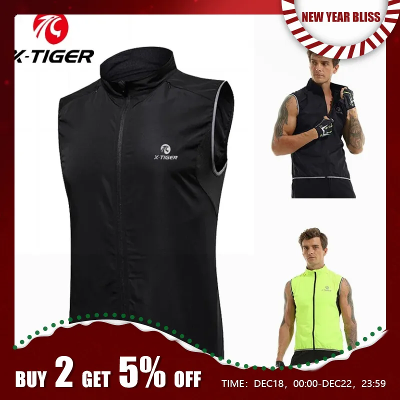 X-TIGER-Cycling-Vest-Windproof-Sleeveless-Bicycle-MTB-Running ...
