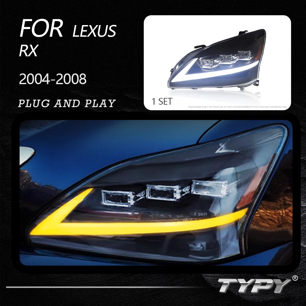 TYPY-New-LED-Headlight-Upgrade-Modified-Full-Head-Lamp-For-Lexus-RX ...
