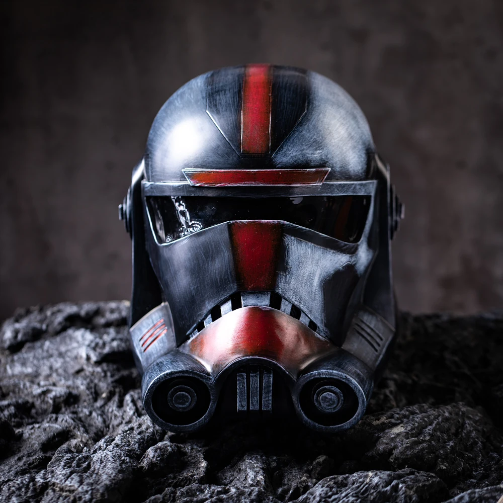 Anime Star Wars: The Bad Batch Hunter Helmet Cosplay Costumes ...
