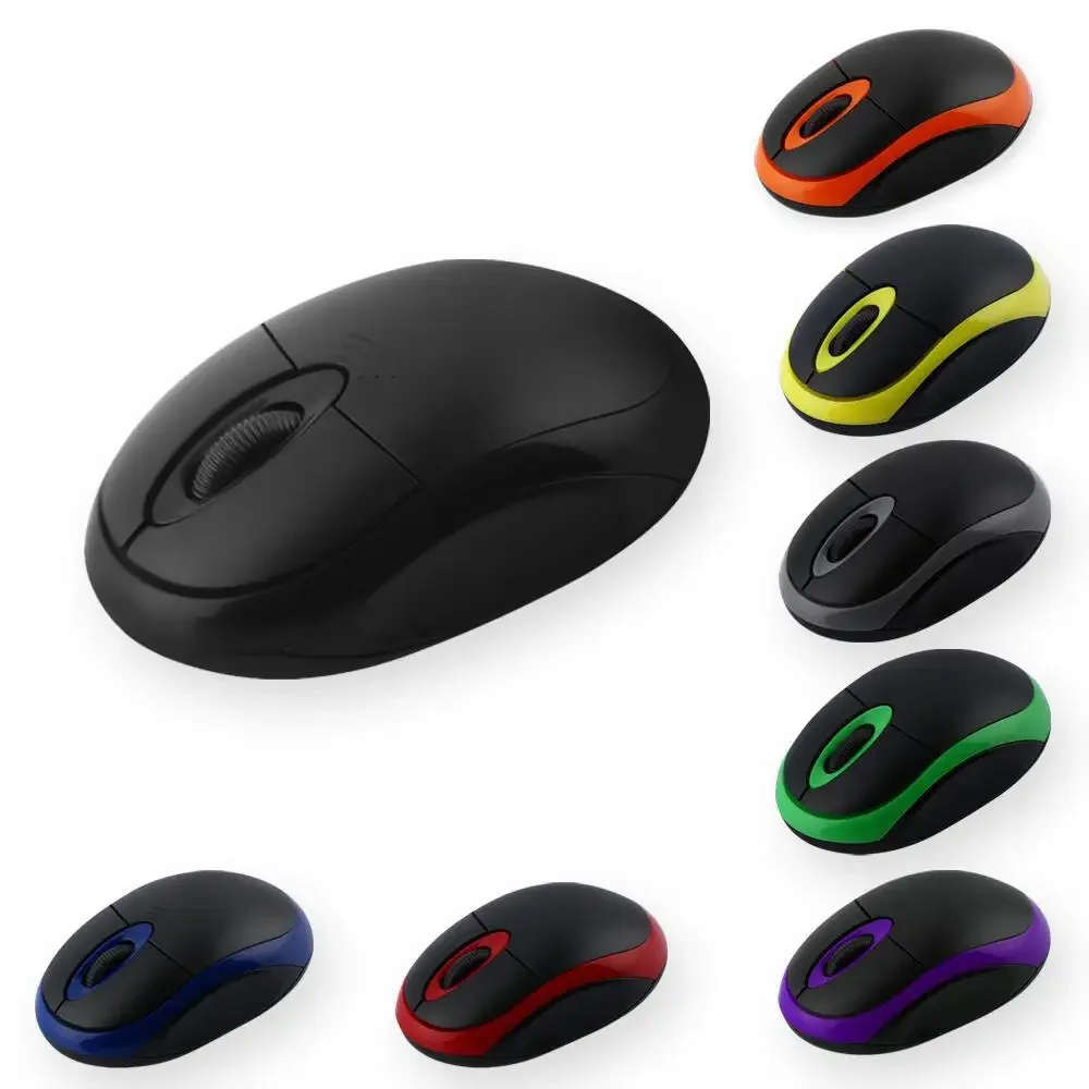 Retro-Colorful-Portable-Mini-Wireless-Mouse-Ergonomic-Optical-3-Buttons ...