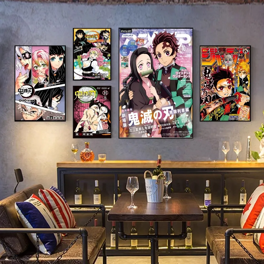Japan-Classic-Hot-Anime-Demon-Slayer-Anime-Posters-Sticky-HD-Quality ...