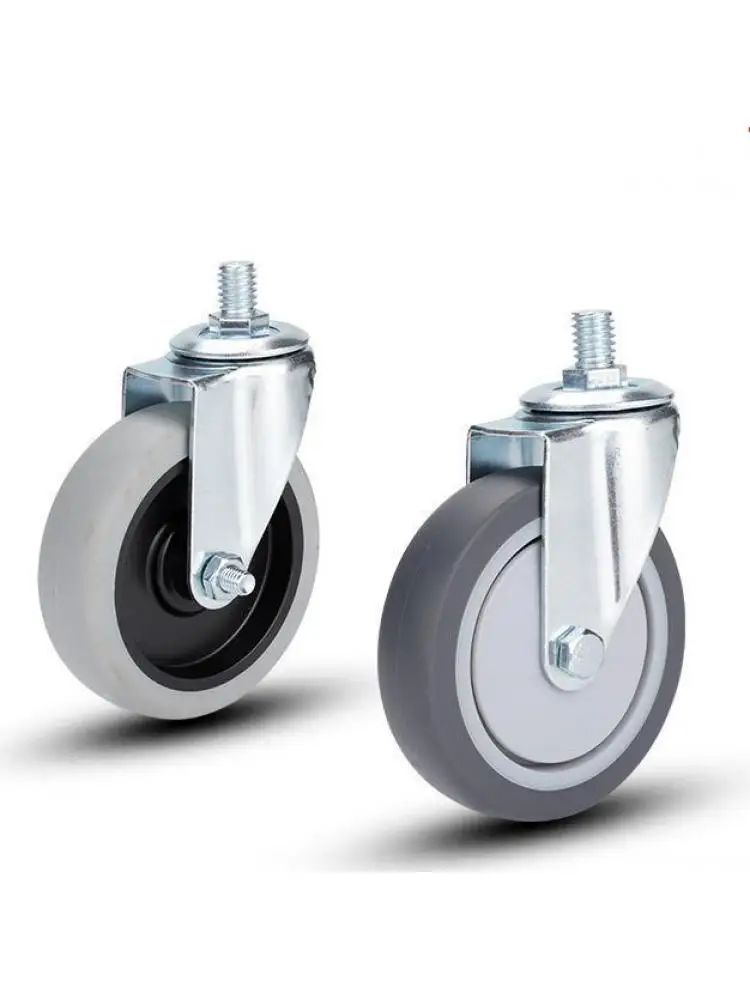 5-Pc-4-TPR-Screw-Lever-Universal-Wheel-Shelf-Casters-trolley-Casters ...