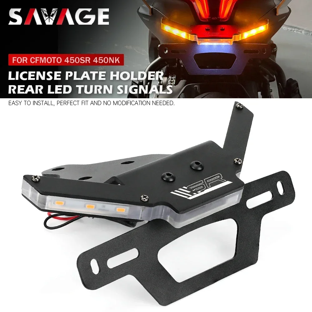 450SR-450SS-450NK-Motorcycle-License-Plate-Holder-Turn-Signal-LED-Light ...