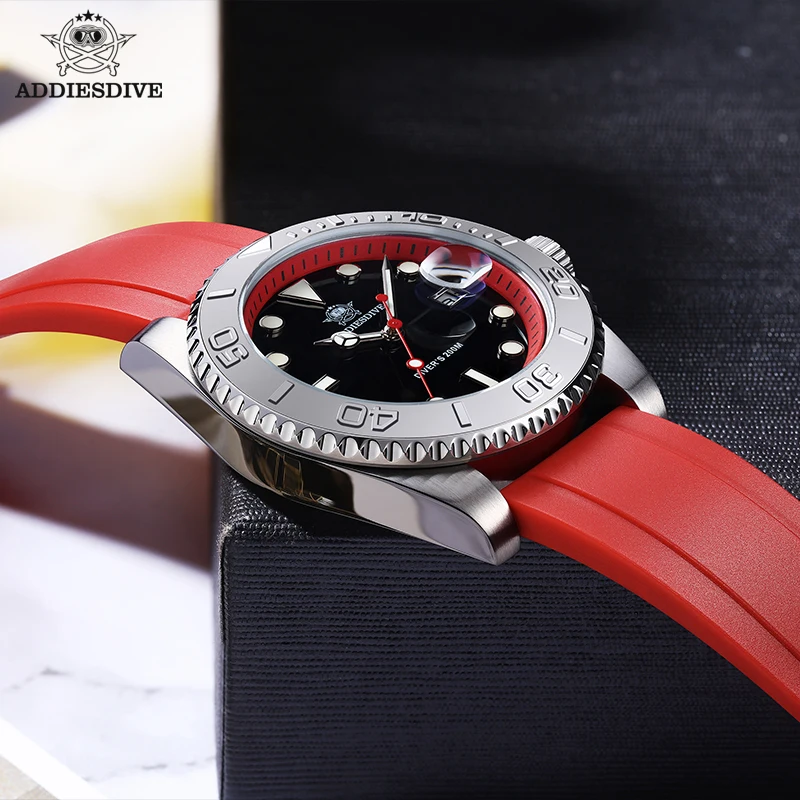 ADDIESDIVE 41mm AD2040 Reloj deportivo para buzo correa de goma TPU ...
