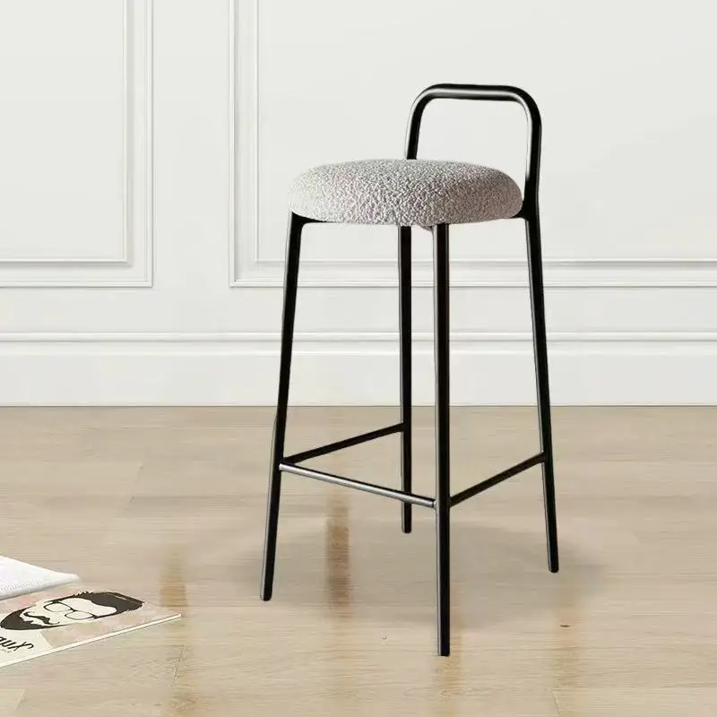 Vanity Aesthetic Bar Stools Designer High Nordic Office Bar Stools ...
