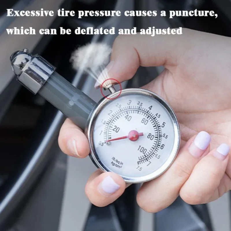 Off-Road Tire Pressure Tool Kit - Analog Deflation Gauge with Bleed ...