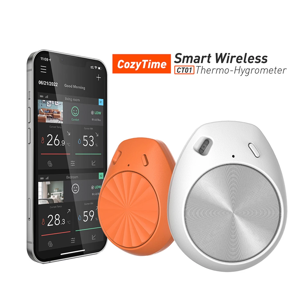 Smart-Indoor-Bluetooth-Mini-Humidity-And-Temperature-Sensor-Wireless ...