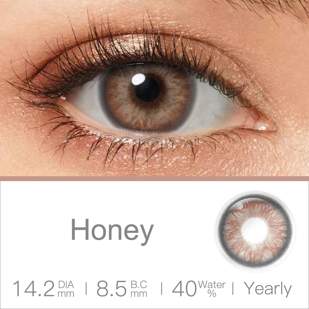 Honey Brown Eye Color