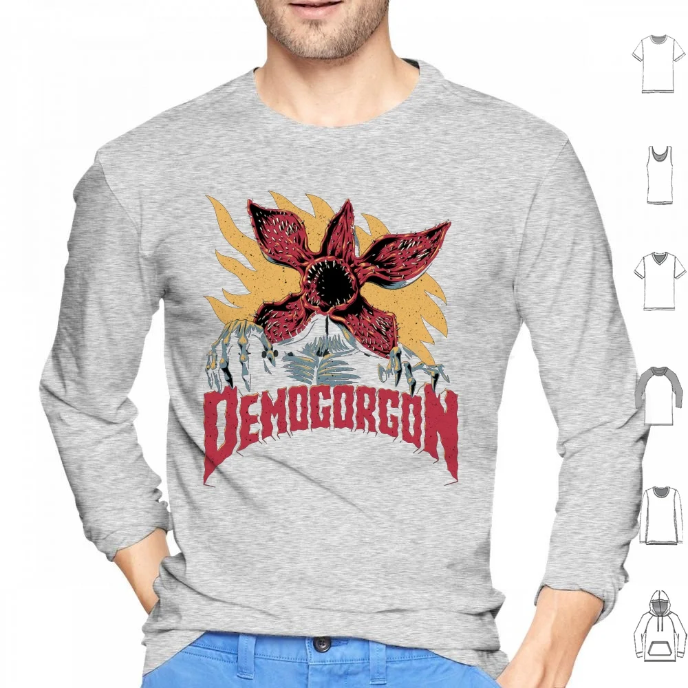 Demogorgon Hoodies Long Sleeve Demogorgon Eleven Netflix Dustin ...