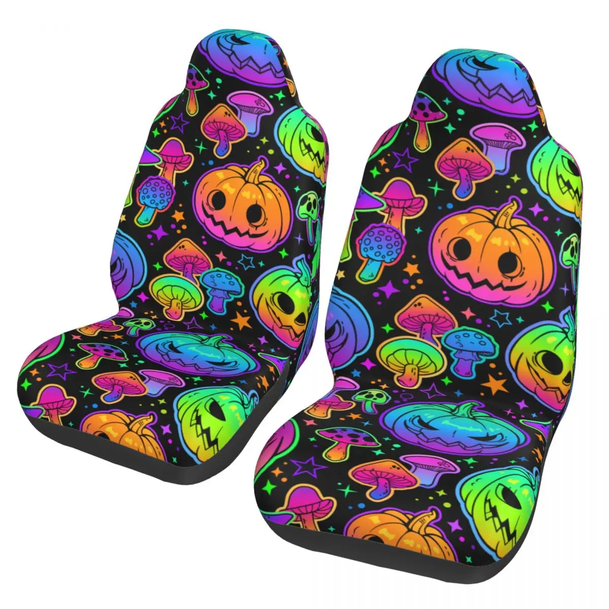Magic-Mushrooms-And-Pumpkins-Universal-Car-Seat-Cover-Protector ...