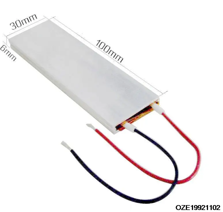 12V 60C 20W High Power PTC Heating Element Thermostatic Heater Plate ...
