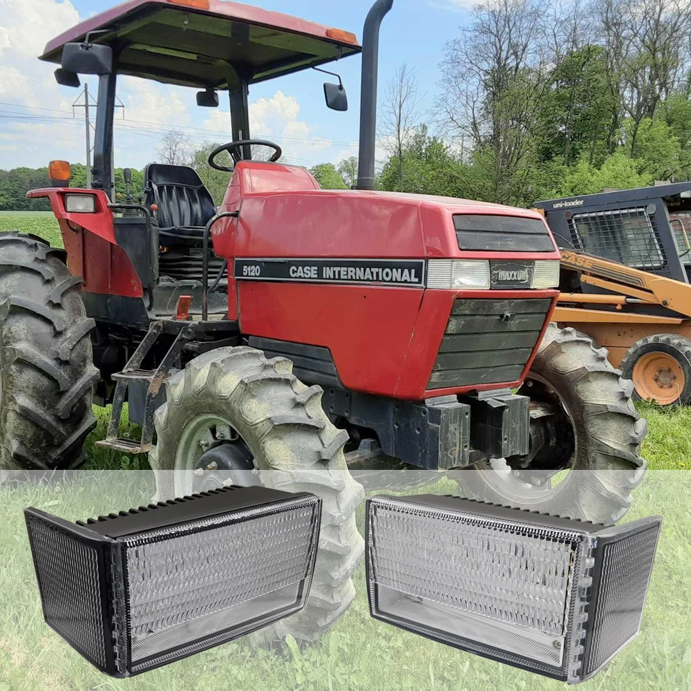 Pair Front Wraparound Hood Light Fits Case IH CX Utility Series: C50 ...