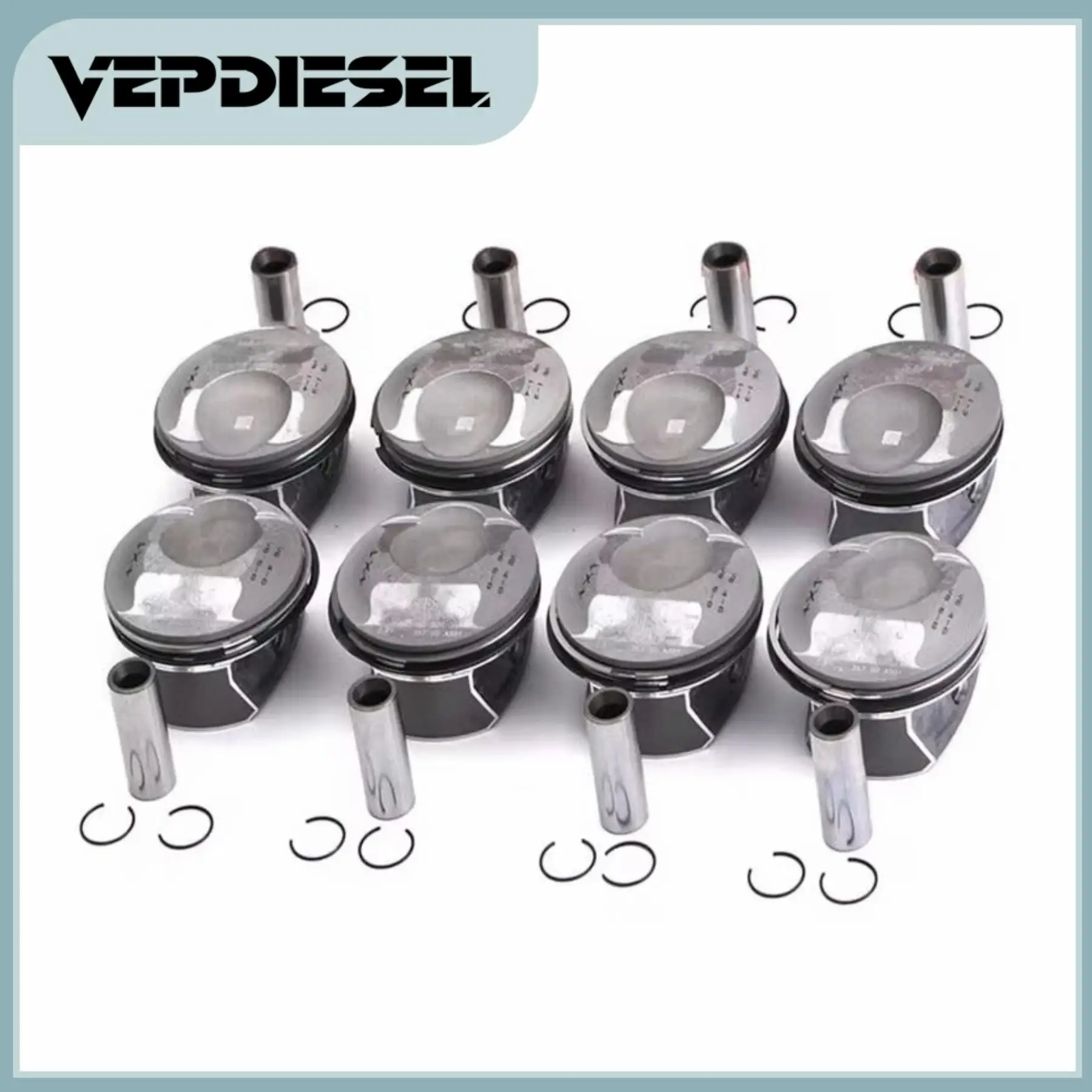 Pistons-Rings-Kit-For-Porsche-Cayenne-Panamera-Turbo-GTS-4-8L-9PA-M4801 ...