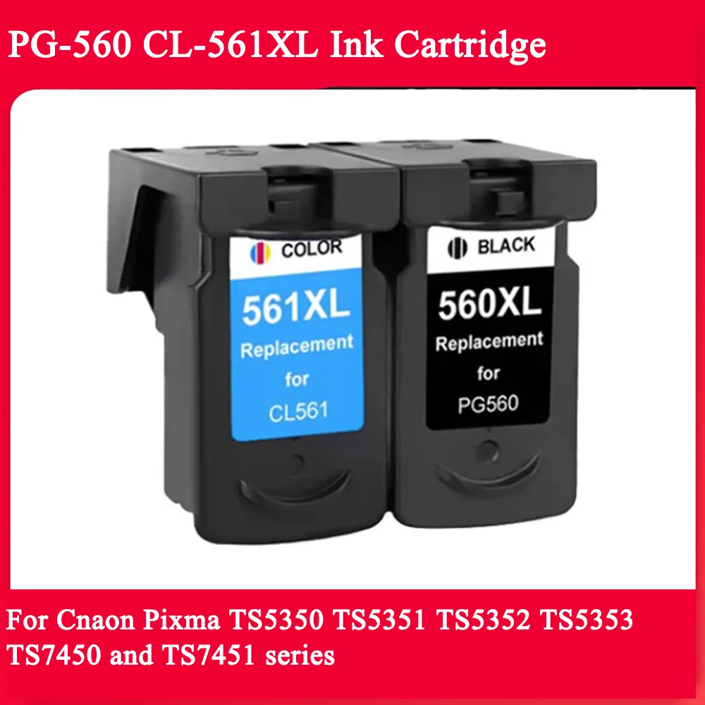 einkshop Compatible PG560 560XL 561XL for Canon PG-560 CL-561 XL Ink ...