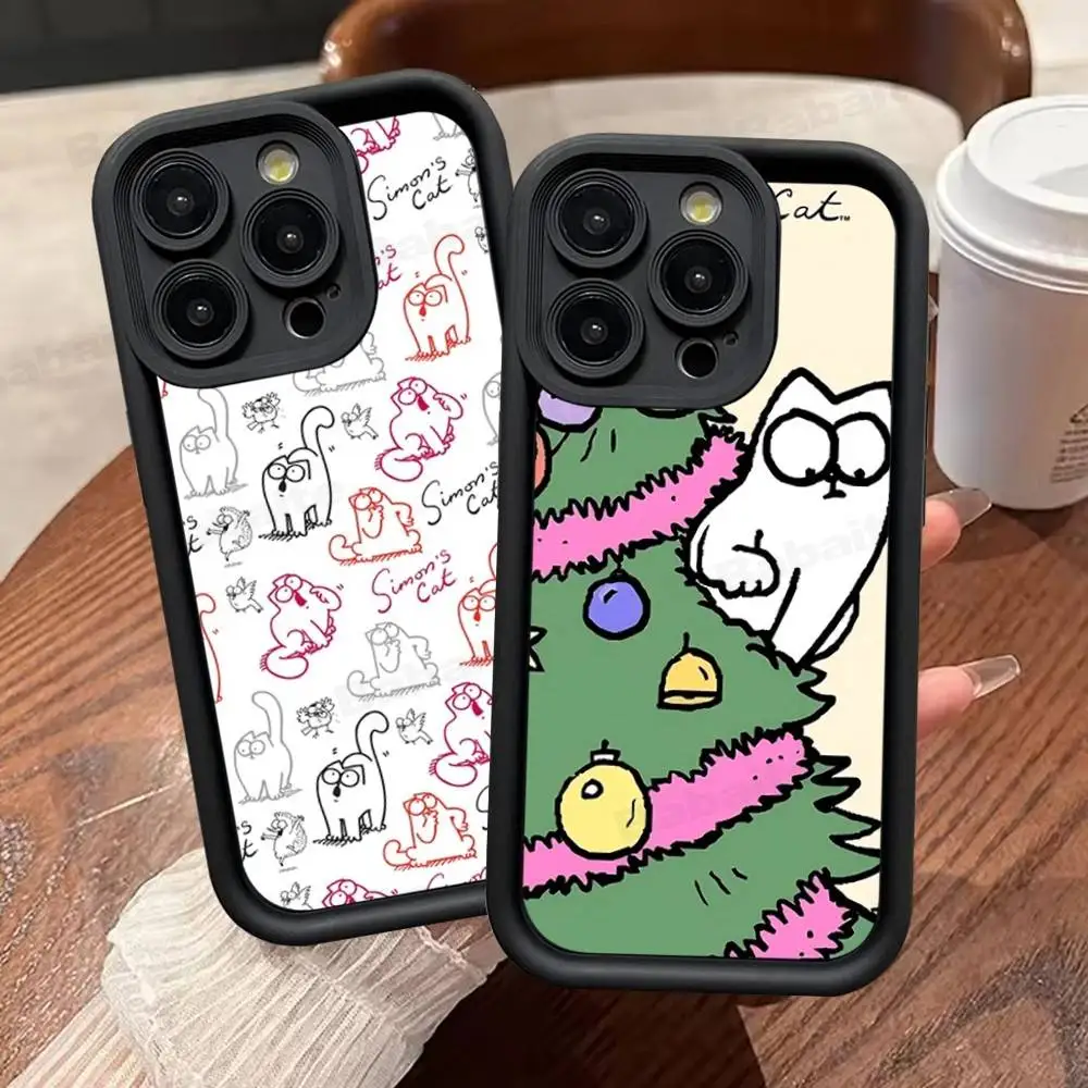 Cute-S-Simons-Cat Phone Case For IPhone 11 12 13 16 15 17 14 Pro Max ...