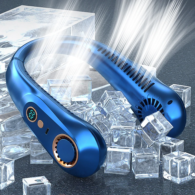 New-Summer-Portable-Mini-Hanging-Neck-Fan-Bladeless-Neckband-Fan ...