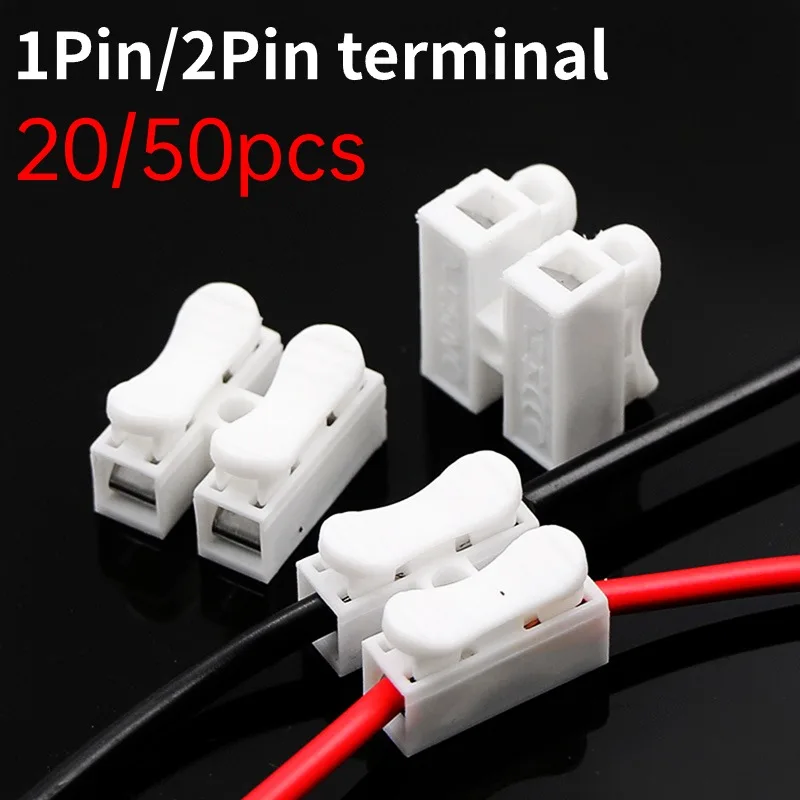 No-Solding-Welding-Quick-20-50Pcs-Spring-Wire-Quick-Connector-No-Screw ...