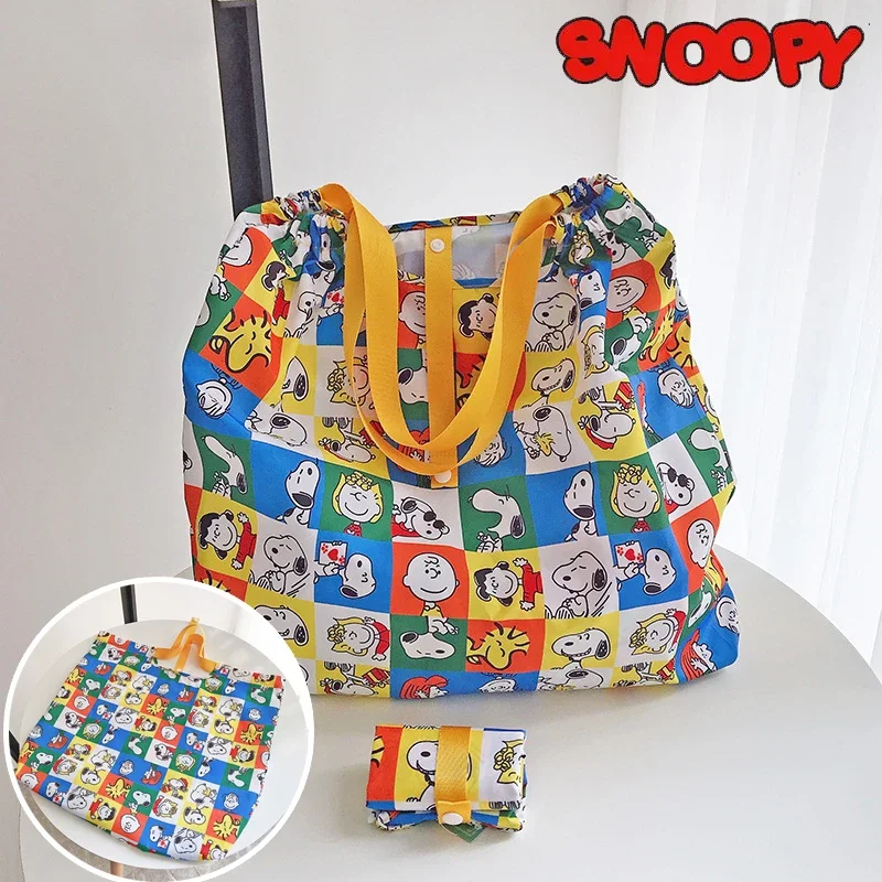 Snoopy-Shopping-Bag-Foldable-Portable-Handbag-Reusable-EcoFriendly ...