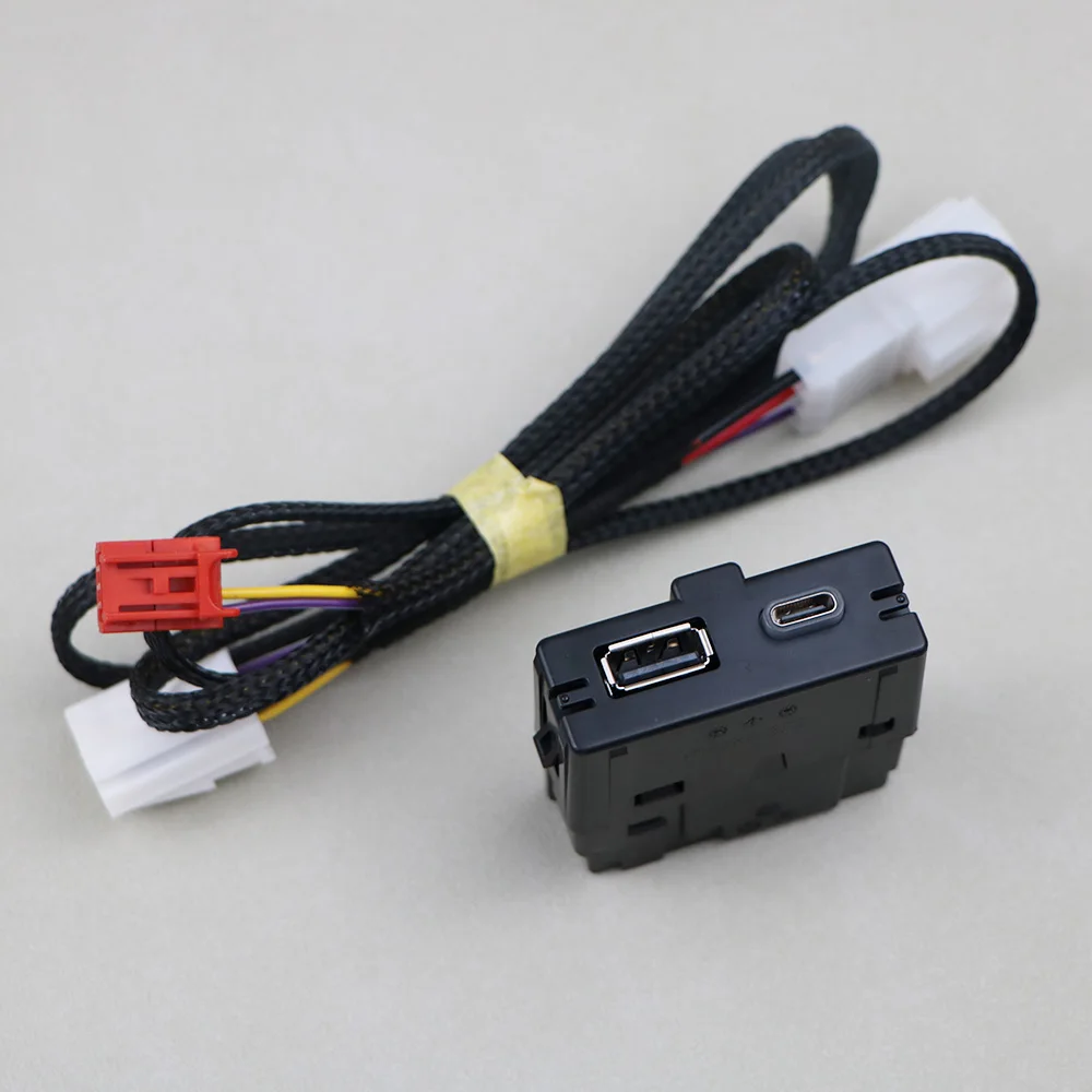 Rear Seat Usb Socket Armrest Usb With Wiring Typ-c For Vw Tiguan Mk2 ...