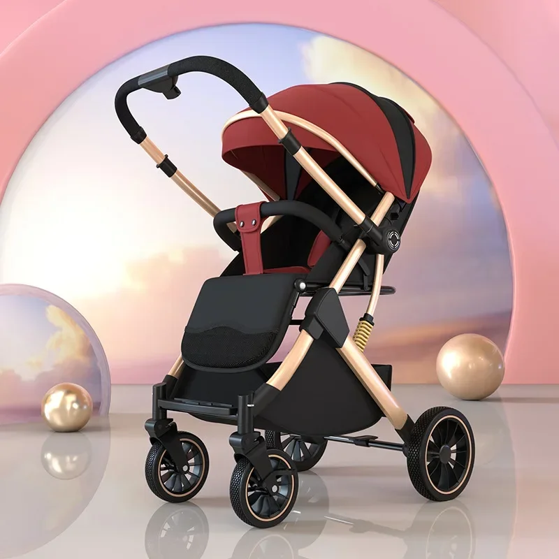 Baby-Stroller-Lightweight-Foldable-Carrinho-De-Bebe-Can-Sit-or-Lie-Down ...