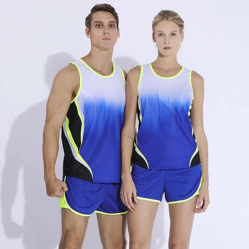 Conjunto deportivo para hombre y mujer, ropa de maratón, chaleco y ...