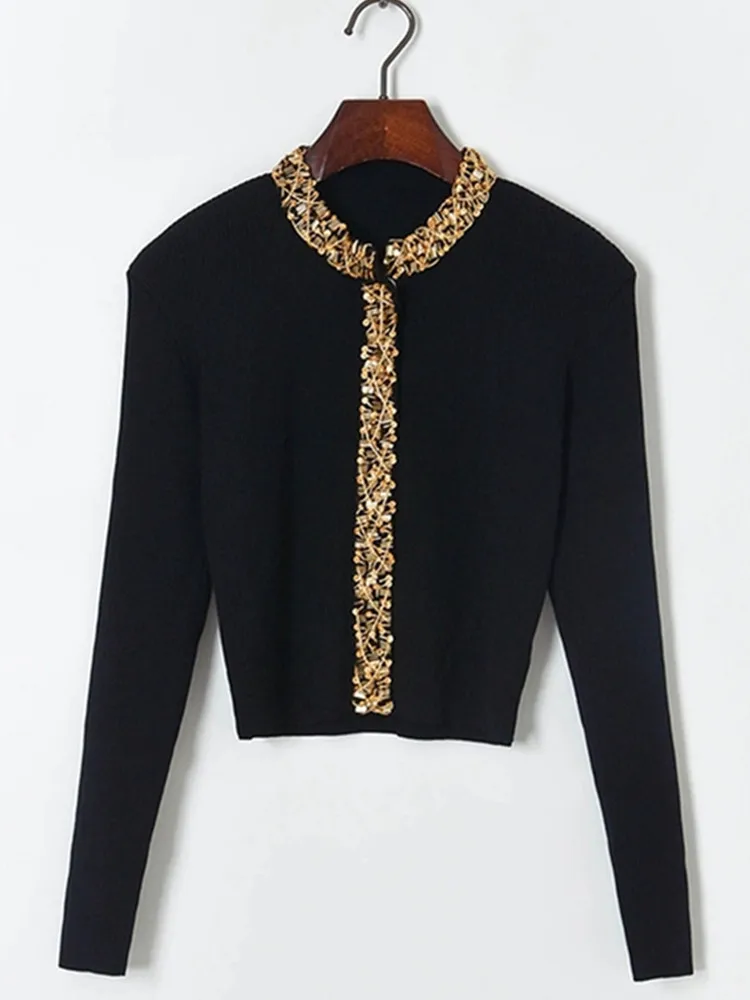 SMTHMA-High-End-Luxury-Runway-Autumn-Winter-Beaded-Sweater-Women-Long ...