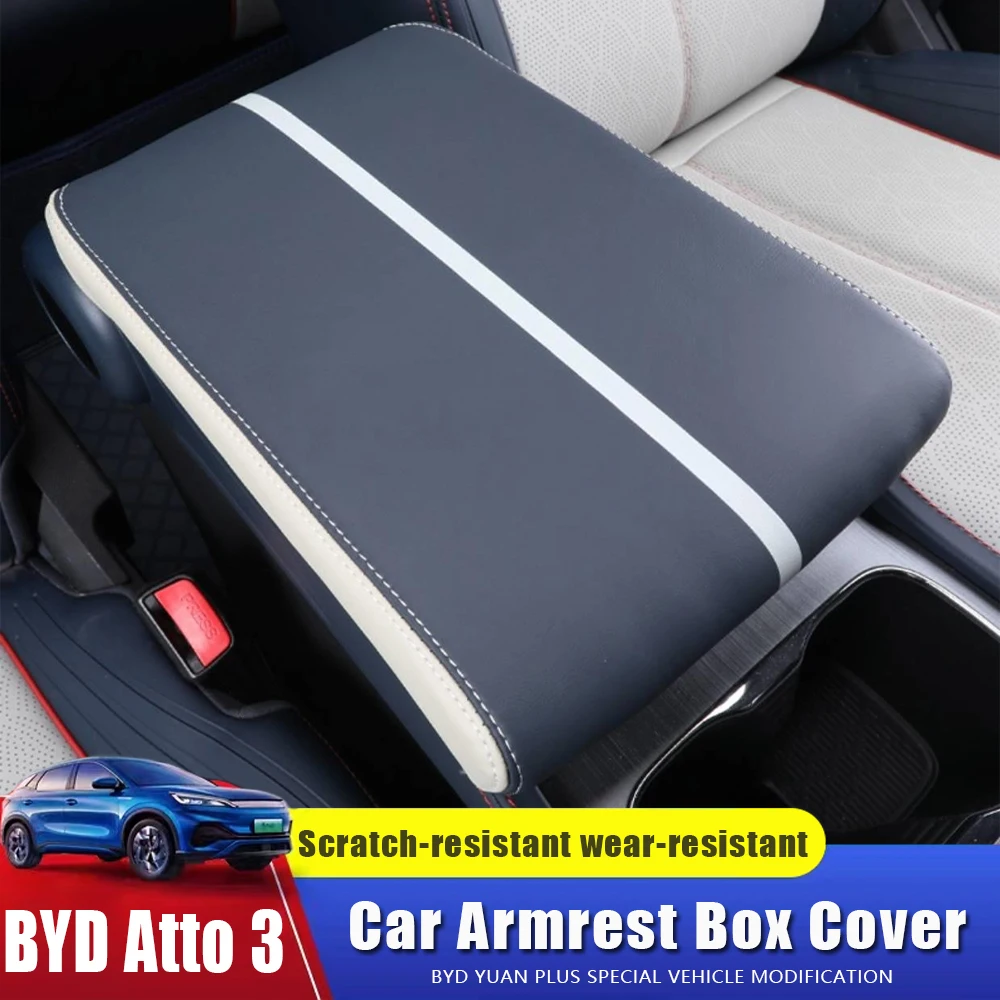 Car-Center-Console-Armrest-Box-Cover-for-BYD-Atto-3-Yuan-Plus-2022-2023 ...