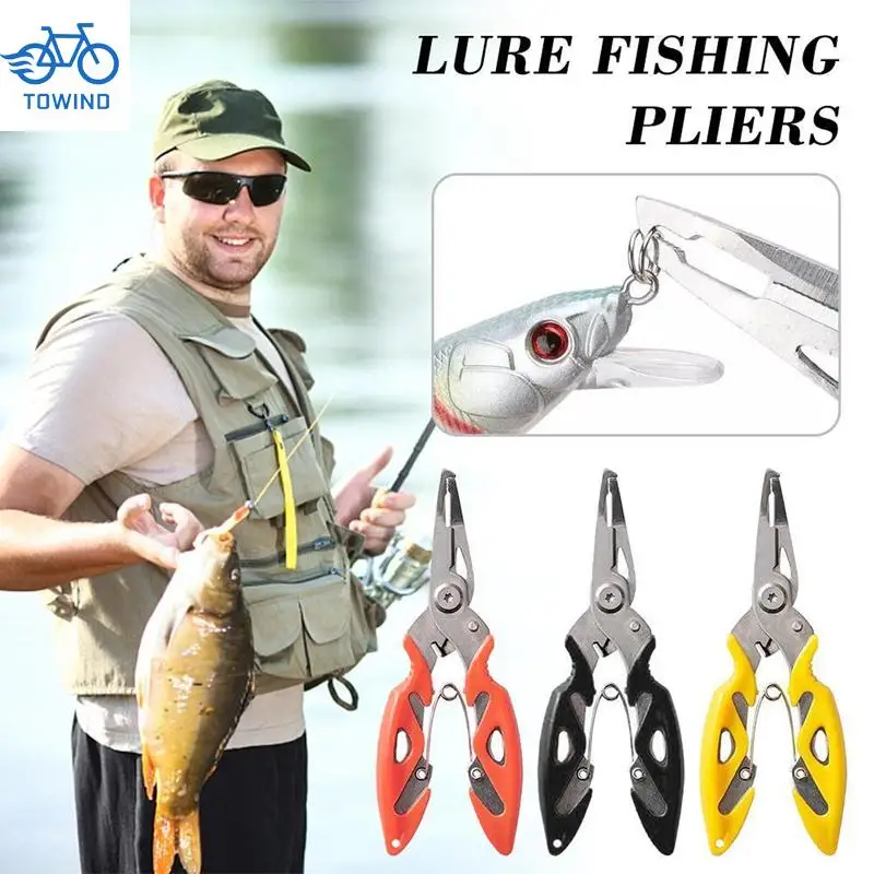 New Fishing Plier Scissor Braid Line Lure Cutter Hook Remover Fishing ...