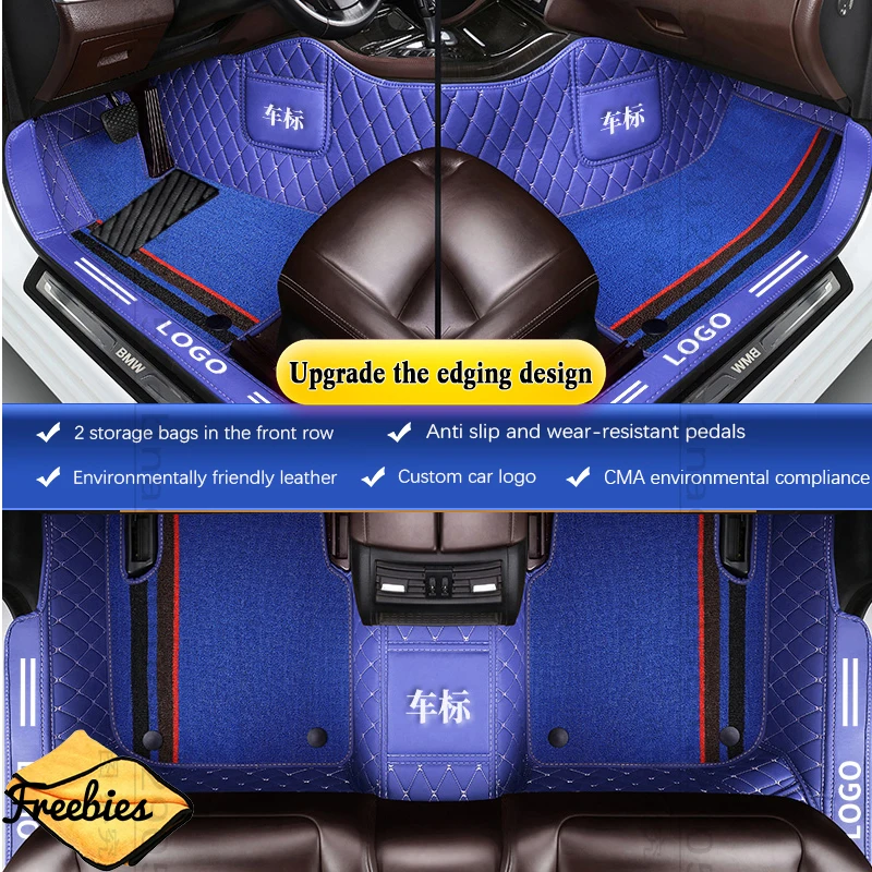 Luxury-Double-Layer-Custom-Car-Floor-Mats-For-MINI-F55-F56-4-Doors-2014 ...