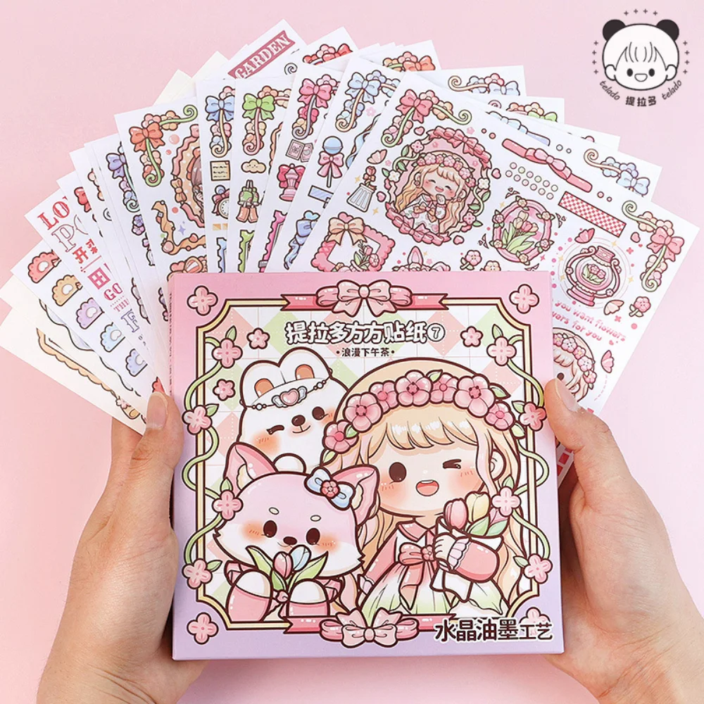 Mr. Paper Cartoon Character Cute Stickers Handbook DIY Goo Card ...