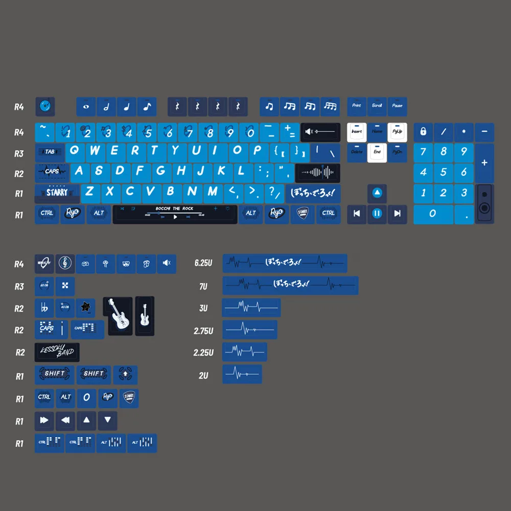 Cool-Elder-Theme-Keycap-142-Keys-Cherry-Profile-DYE-Sublimation-PBT ...