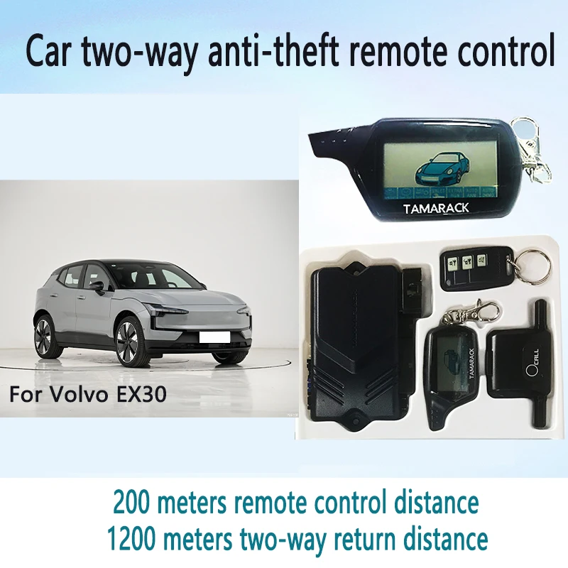 For-Volvo-EX30-car-Dual-Anti-theft-multi-function-remote-control ...