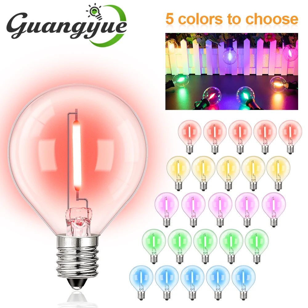G40-Colored-LED-Replacement-Light-Bulbs-1W-E12-Filament-Bulb-Outdoor ...