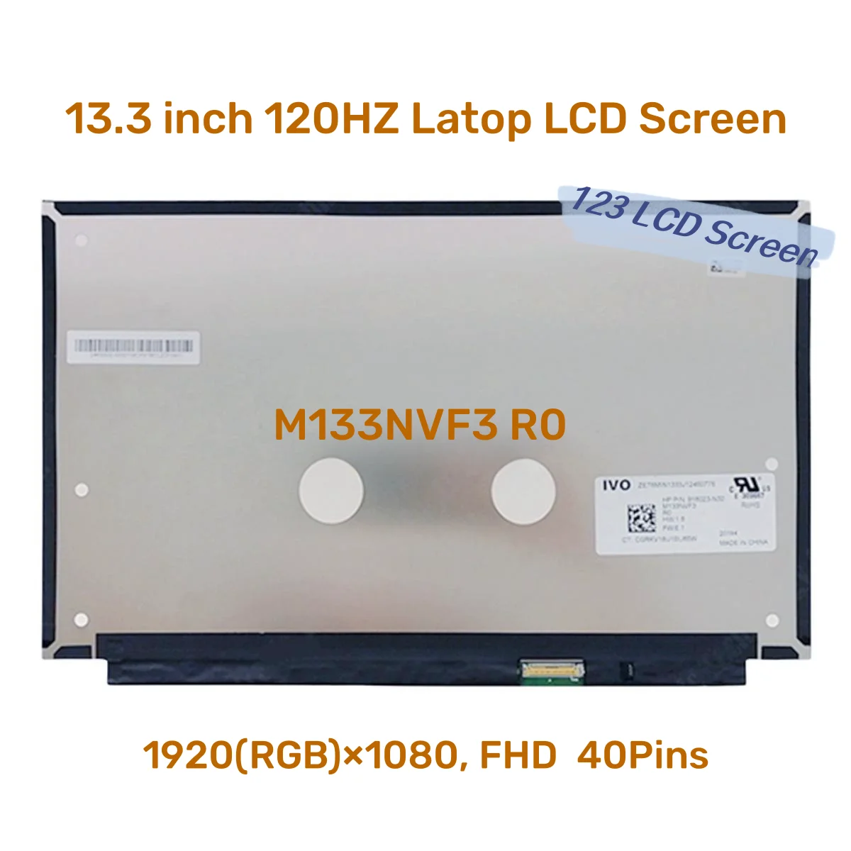 13-3-120HZ-M133NVF3-R0-1920x1080-FHD-For-HP-Elitebook-830-G5-Laptop-LCD ...