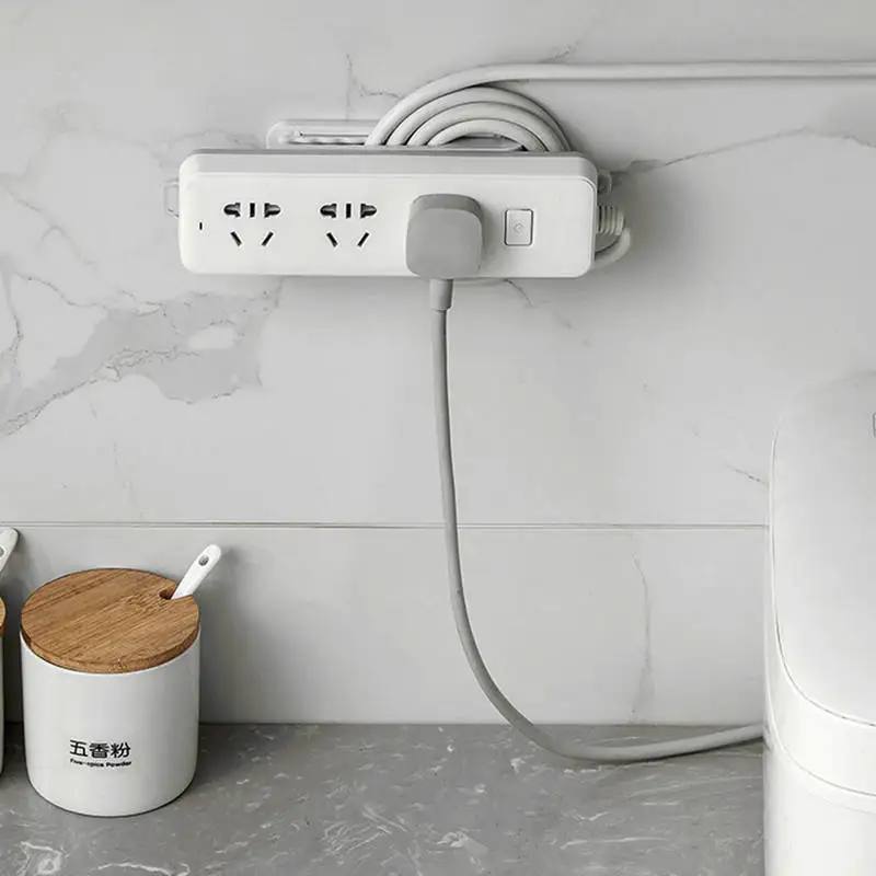 Self-adhesive Desktop Socket Fixer | Socket Plug Organizer | Power ...