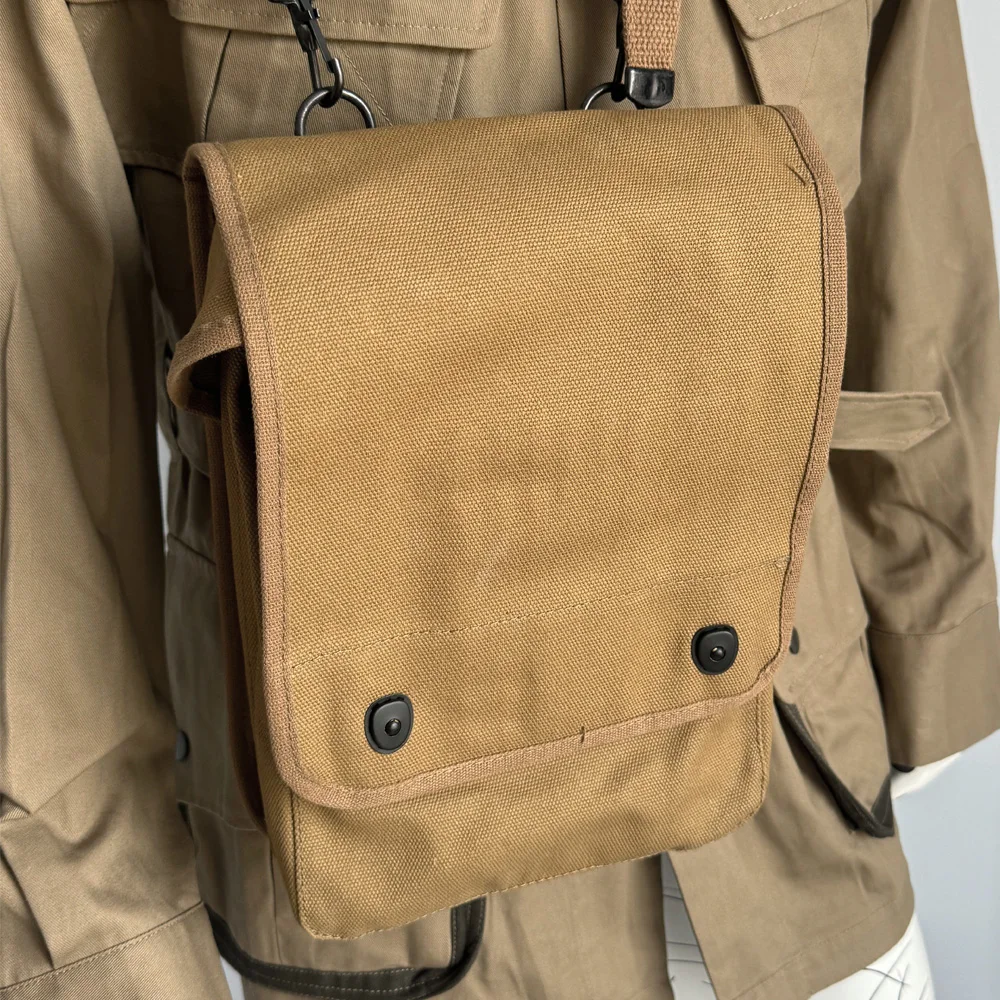 WW2 US Military Map Bag Khaki Outdoor Hiking Backpack Durable Vintage ...