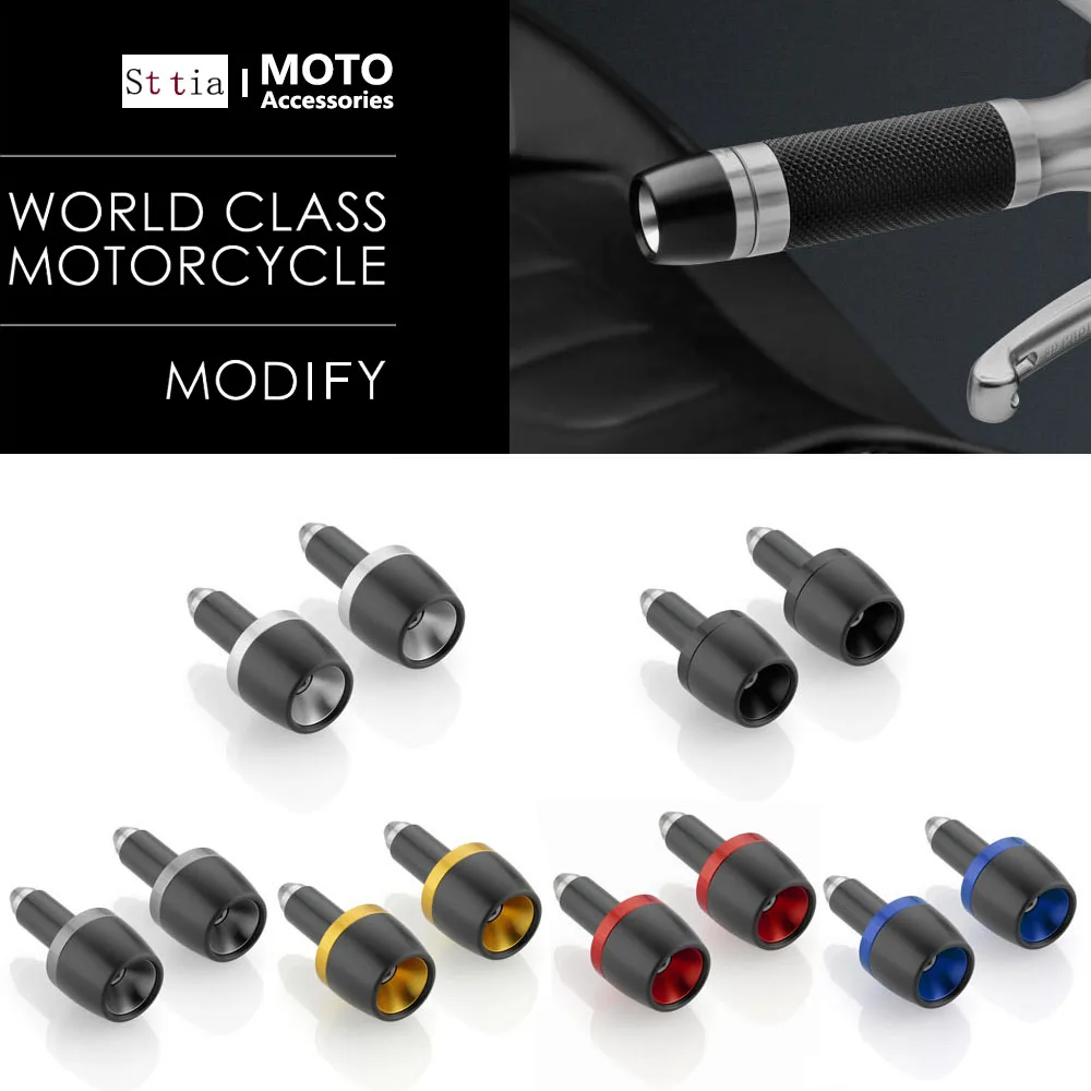 Motorcycle Handle Bar Ends Handlebar Plugs Balancer Fit Ducati Monster ...