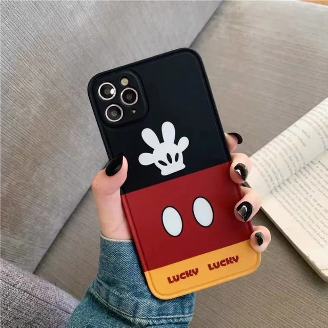 Disney Mickey Mouse Cartoon Phone Case Silicone Soft Shell For IPhone ...