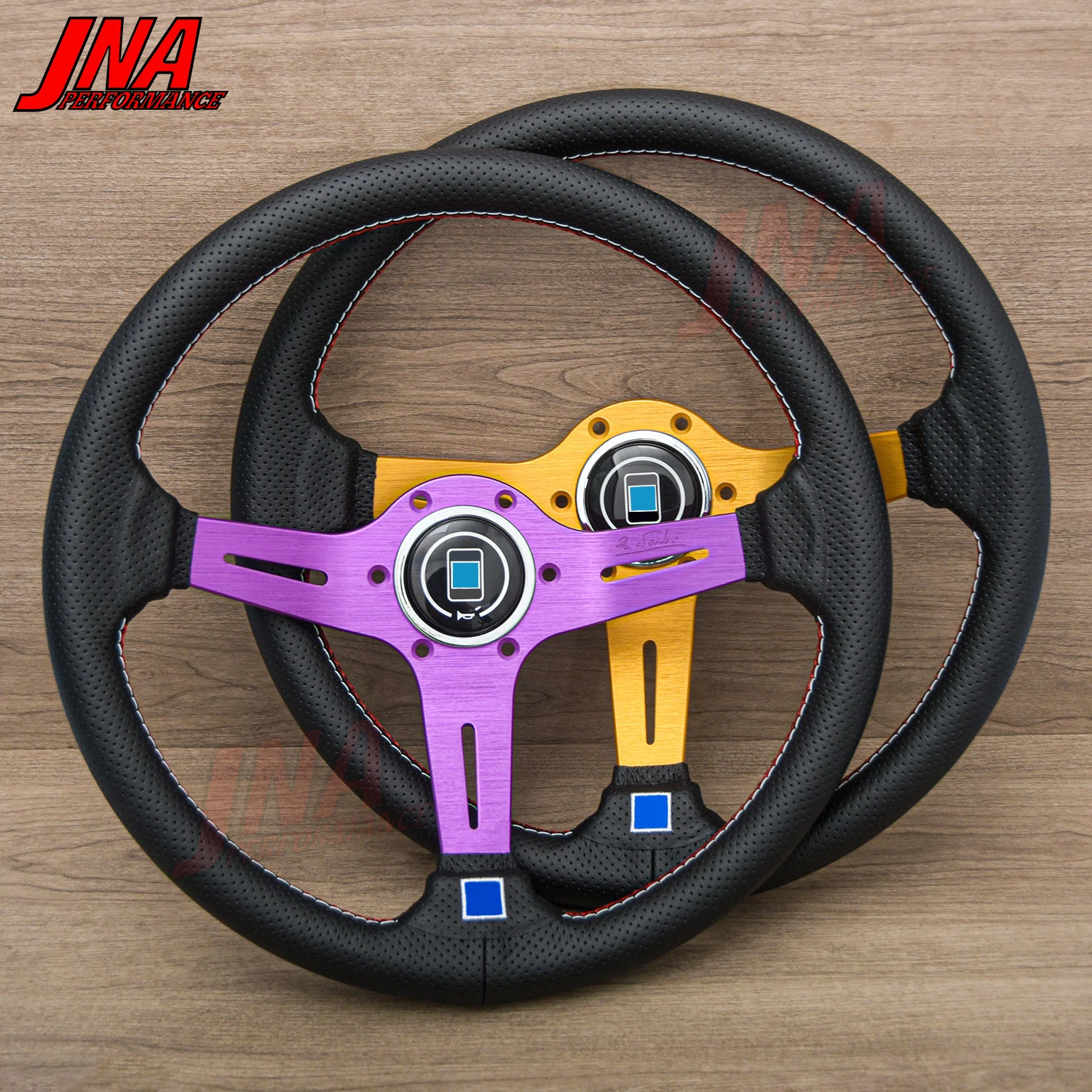 JDM-14-pulgadas-350mm-volante-deportivo-de-coche-Drift-Rally-Racing ...