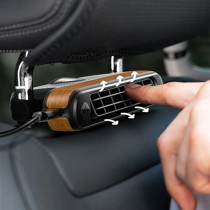 New-Portable-Car-Mounted-Electric-Small-Fan-For-Cooling-Seats-Inside ...