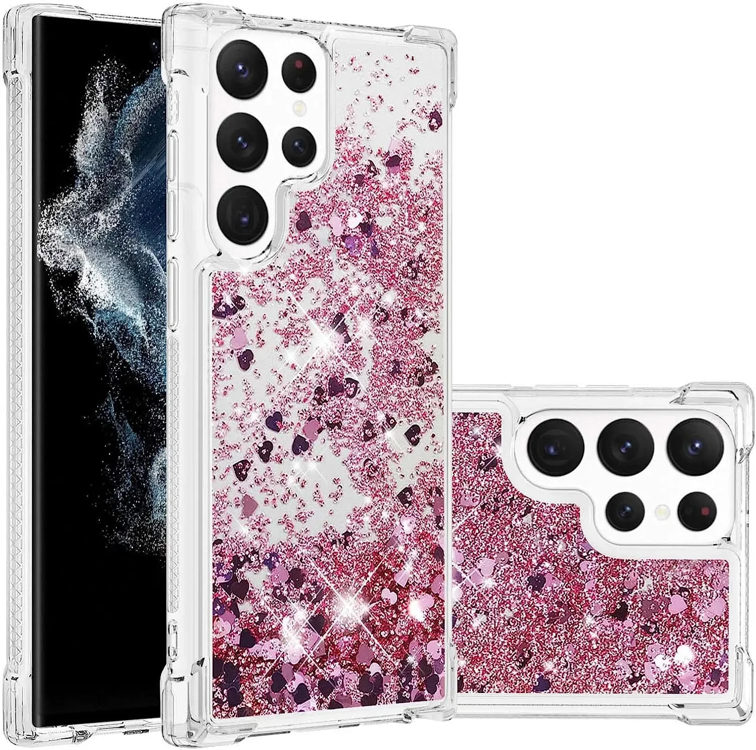 Flowing-Glitter-Quicksand-Phone-Case-For-Samsung-S22-Ultra-S22Plus ...