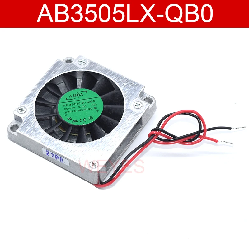 NEW FOR ADDA AB3512MX-QB0 AB3505LX-QB0 DC 5V 0.10A 35X35X07mm 2-Pin ...