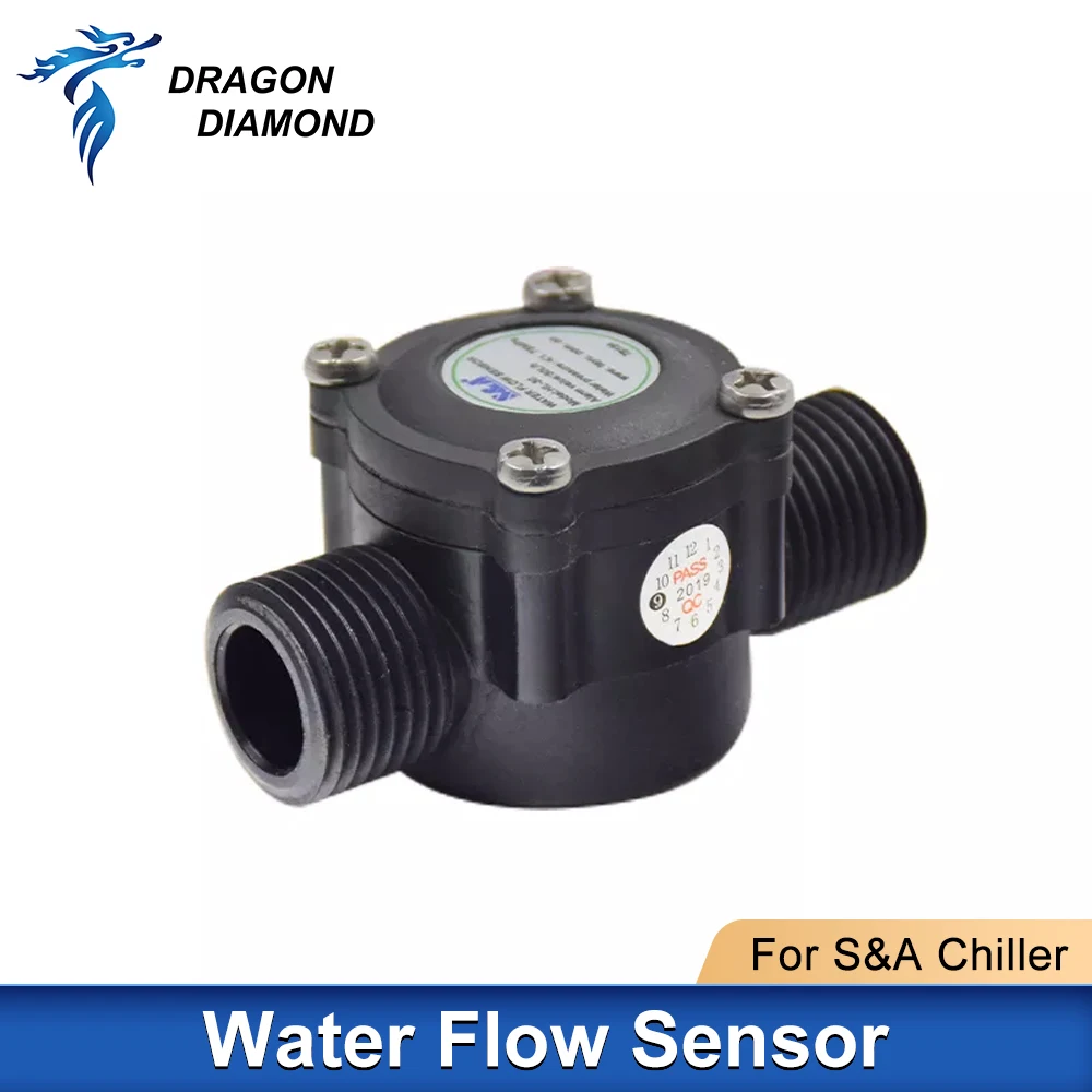 DRAGON DIAMOND Water Flow Switch Sensor For S&A Industrial Chiller For ...