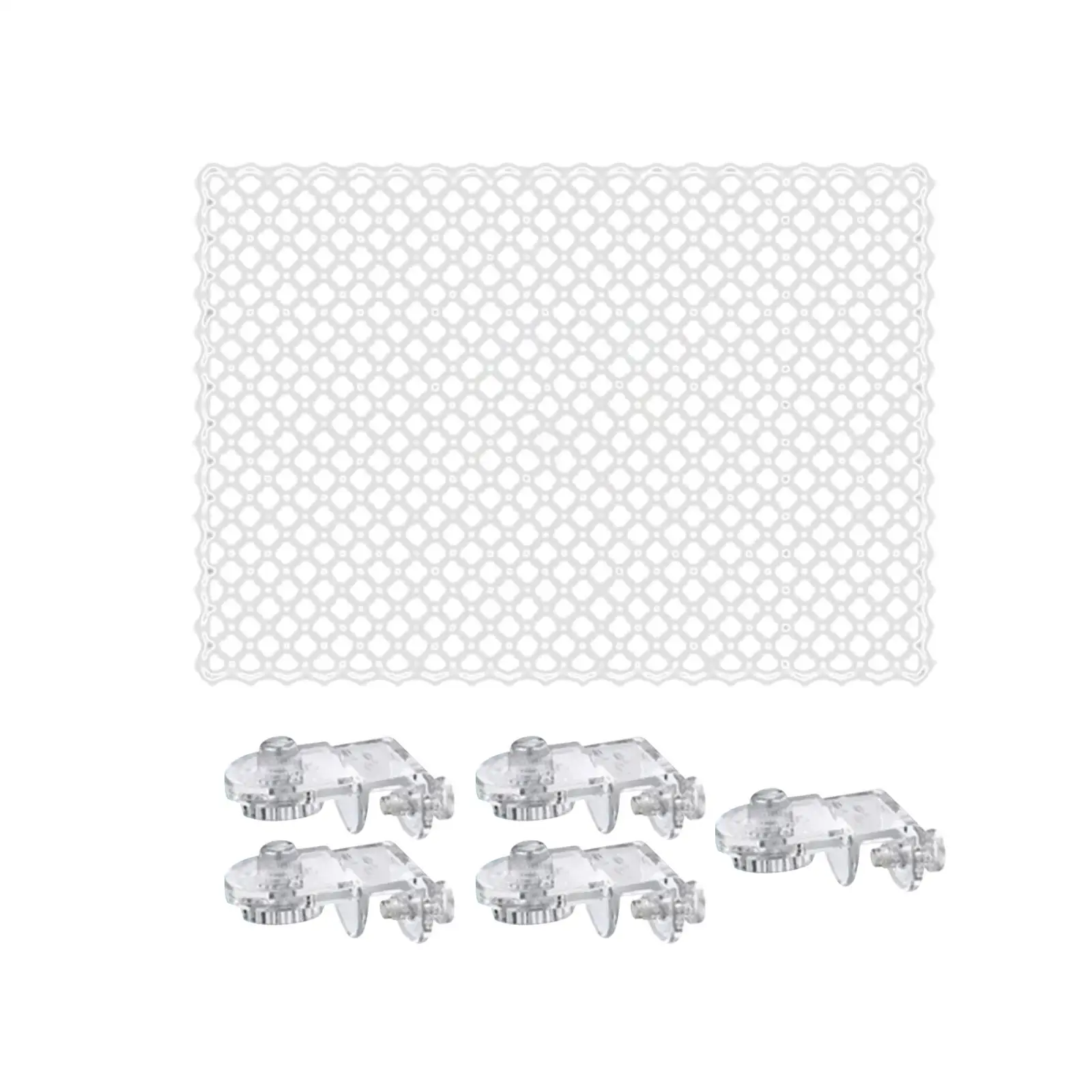 Clear-Mesh-Netting-Portable-Easy-to-Install-Aquarium-Fish-Tank-Top ...