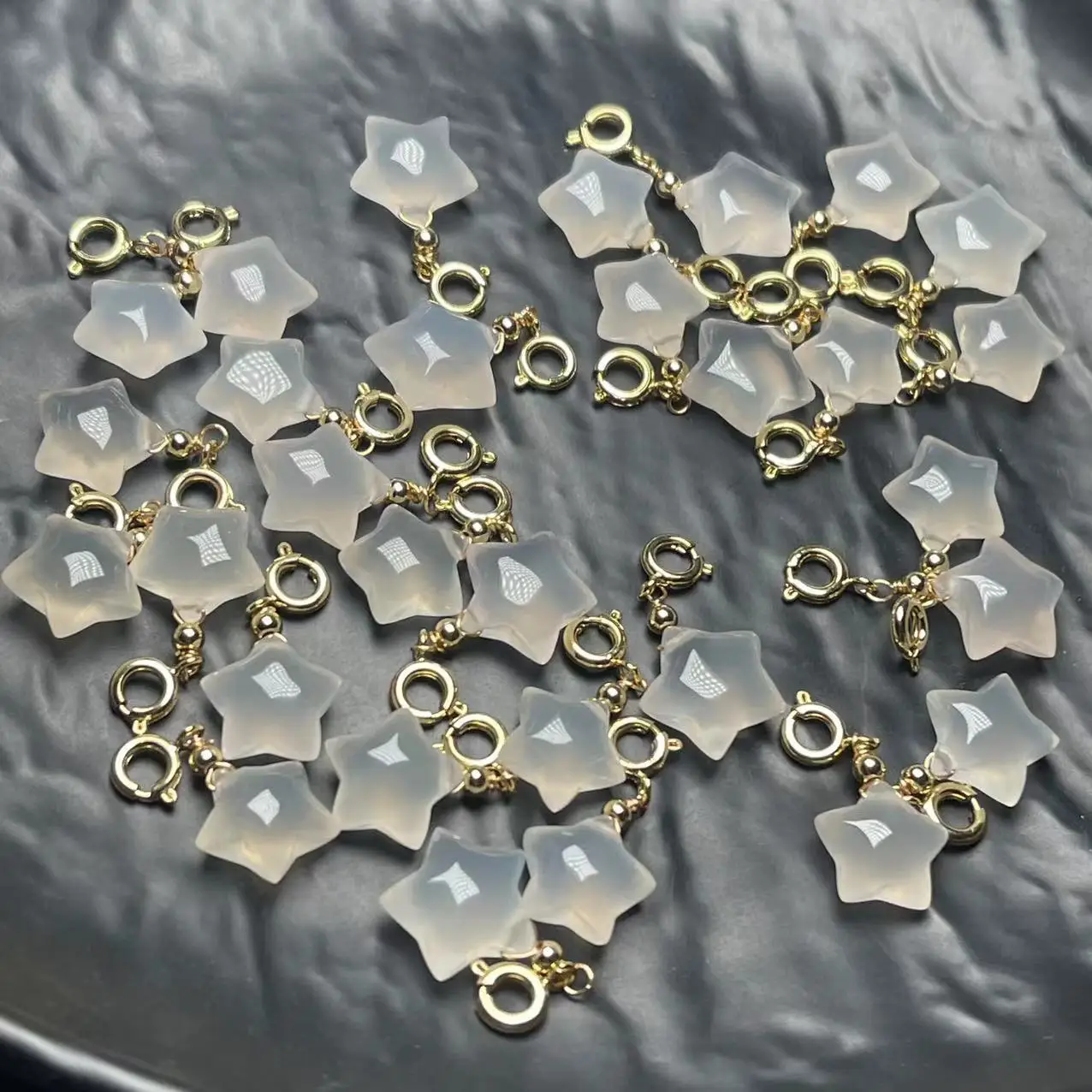 Three-dimensional Five-pointed Star Hand-made Jewelry Cute Necklace ...